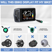 Varstrom EKD01 E-Bike Display - Full Color LCD Screen for UART Bafang